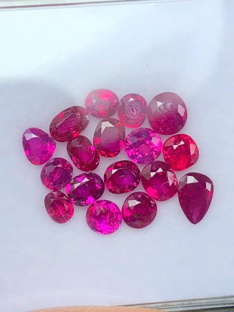 5.25 Ct Natural Ruby Viet Nam, Unheat Ruby Lucyen - Etsy Australia
