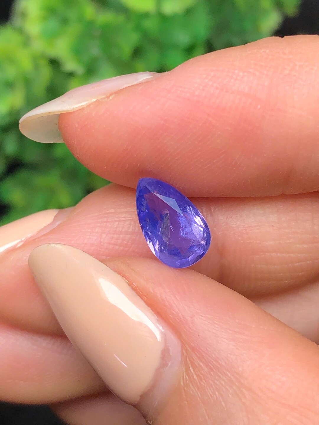1.58 Ct Blue Pear Sapphire Vietnam, Unheat Sapphire Luc Yen - Etsy