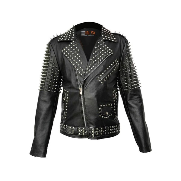 Mens Studded Jacket - Etsy