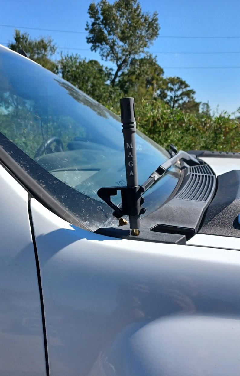Truck Gun Antenna - AR Style Tactical Novelty Antenna, Custom Engraved ...