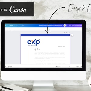 Exp Letterhead | Real Estate Letterhead Template | for Realtors | Canva ...