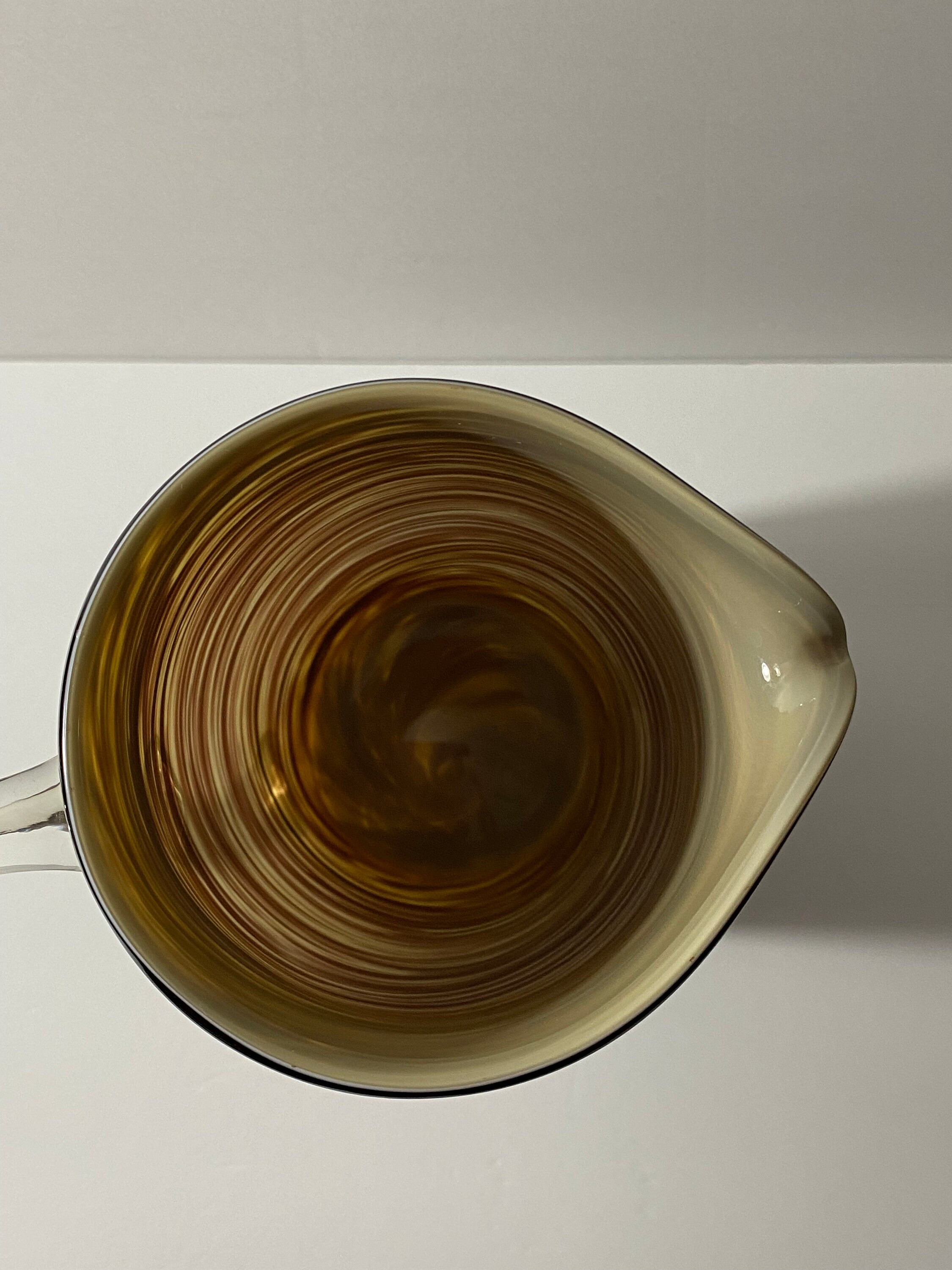 Tortoise Shell Pitcher - Art Glass - Etsy