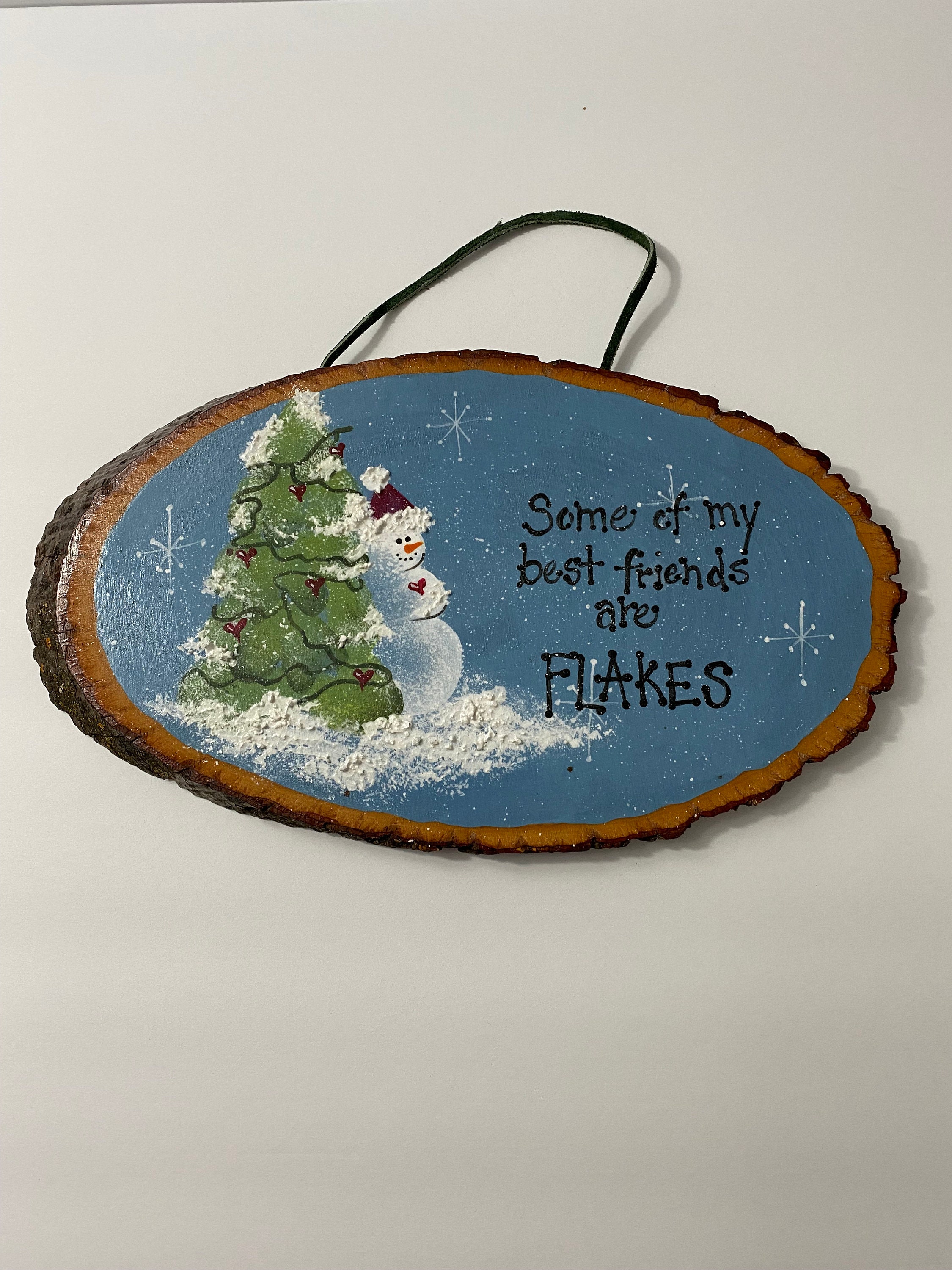 Tree Trunk Christmas Wall Plaque 12.5 - Etsy