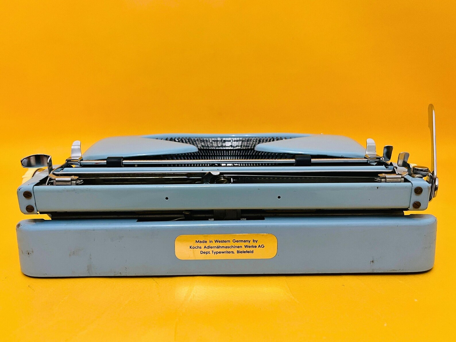 Working Typewriter ABC Wagenfeld Design 1962 Light Blue Typewriter With ...