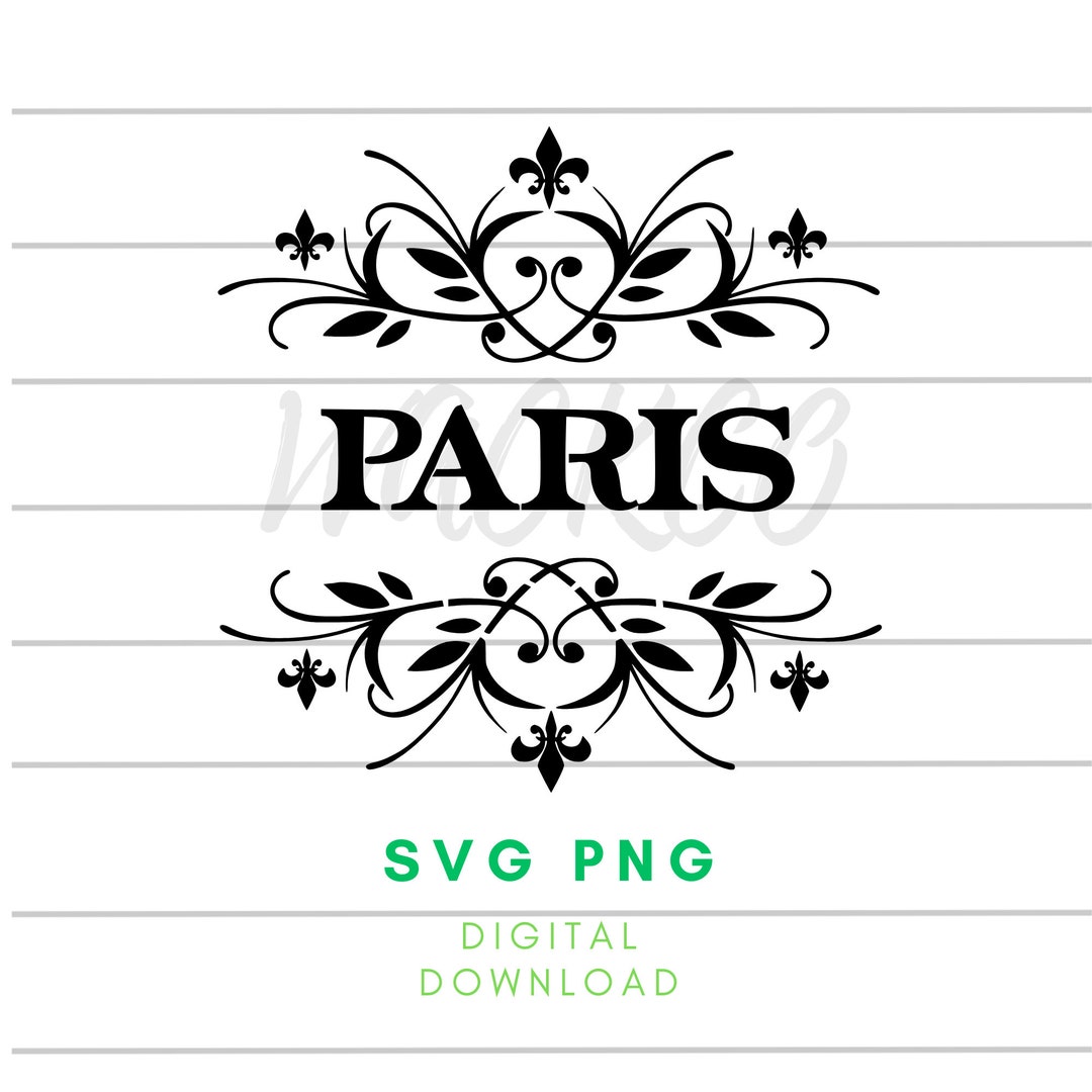 Paris, Svg, Instant Download,png, Digital Download, Tshirt, French ...