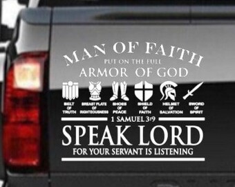 Armor of God Decal - Etsy