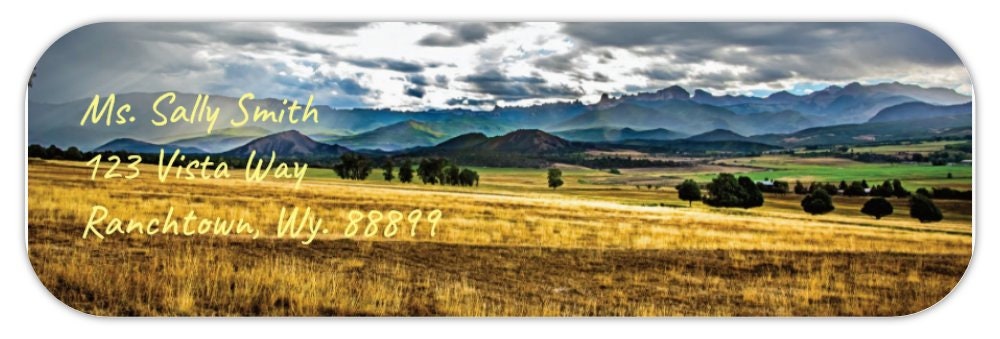 Personalized Address Label Customized Photo Label for Home or Business ...