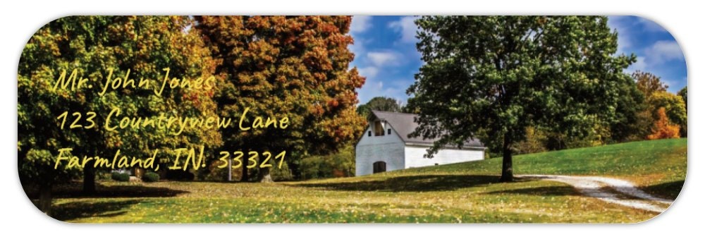 Personalized Address Label Customized Photo Label for Home or Business ...