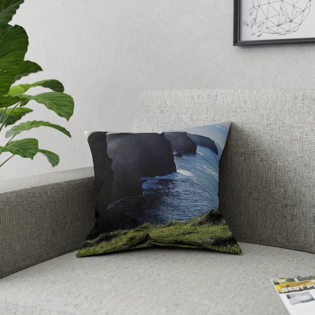 Throw Pillow With Landscape Photography Scenic Photo Pillow for ...