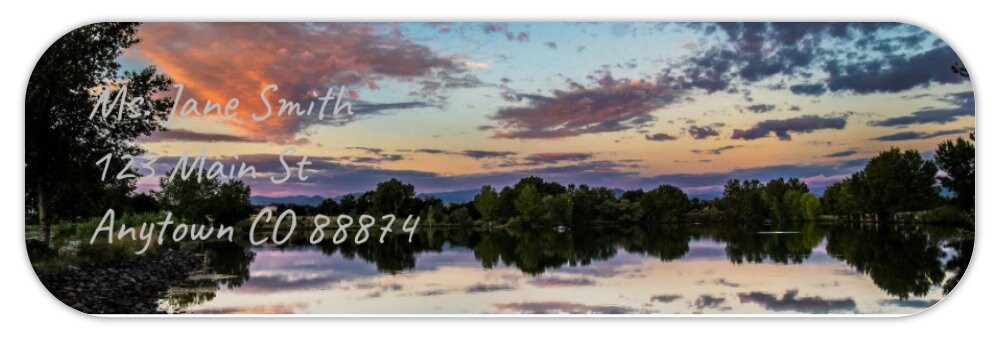 Personalized Address Label Customized Photo Label for Home or Business ...