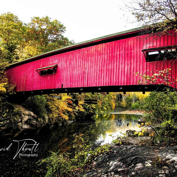 Covered Bridge - Etsy