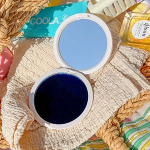 Seashell Mirror | Compact Mirror | Beach Bag Accessory | Seashell ...