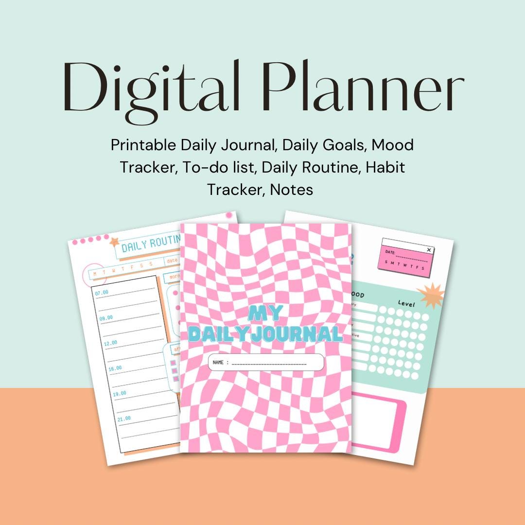 Daily Digital Journal | Printable Daily Journal | Digital Journal for ...