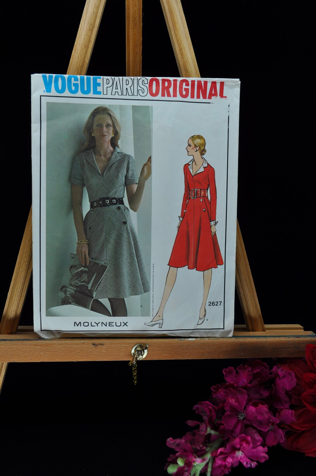 Vintage Complete Vogue Paris Original Sewing Pattern, Molyneux 2627 ...