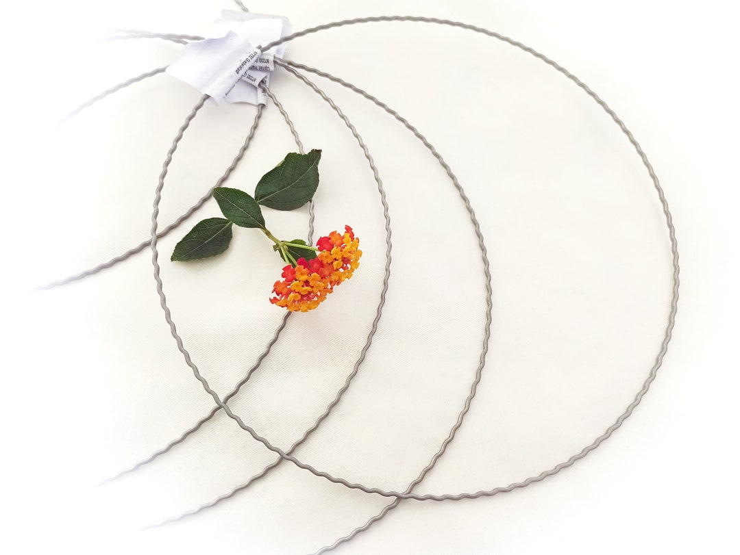 Metal Ring, Wreath Hoop, Wire Ring, Wave Ring, Metal Wire Ring for ...