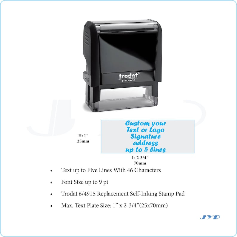 Personalized Address Stamp Self Inking, Custom Business Family , Mr and ...