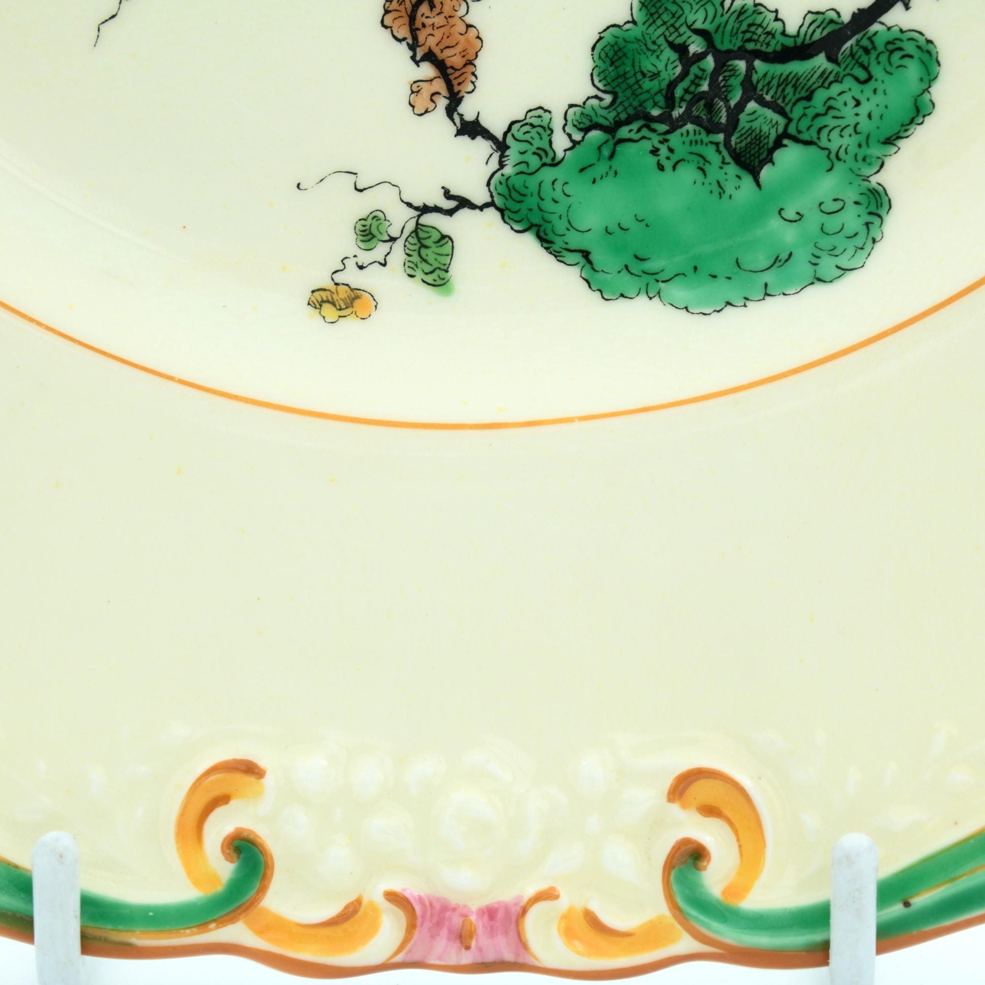Royal Worcester Square Plate Chinoiserie Decoration, England 1931 - Etsy