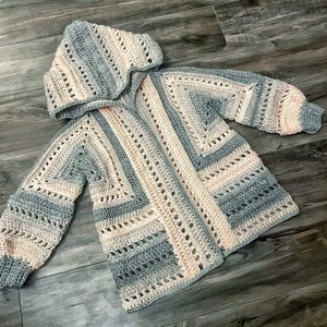 Kids Cadiz Cardigan Crochet Pattern PDF - Etsy