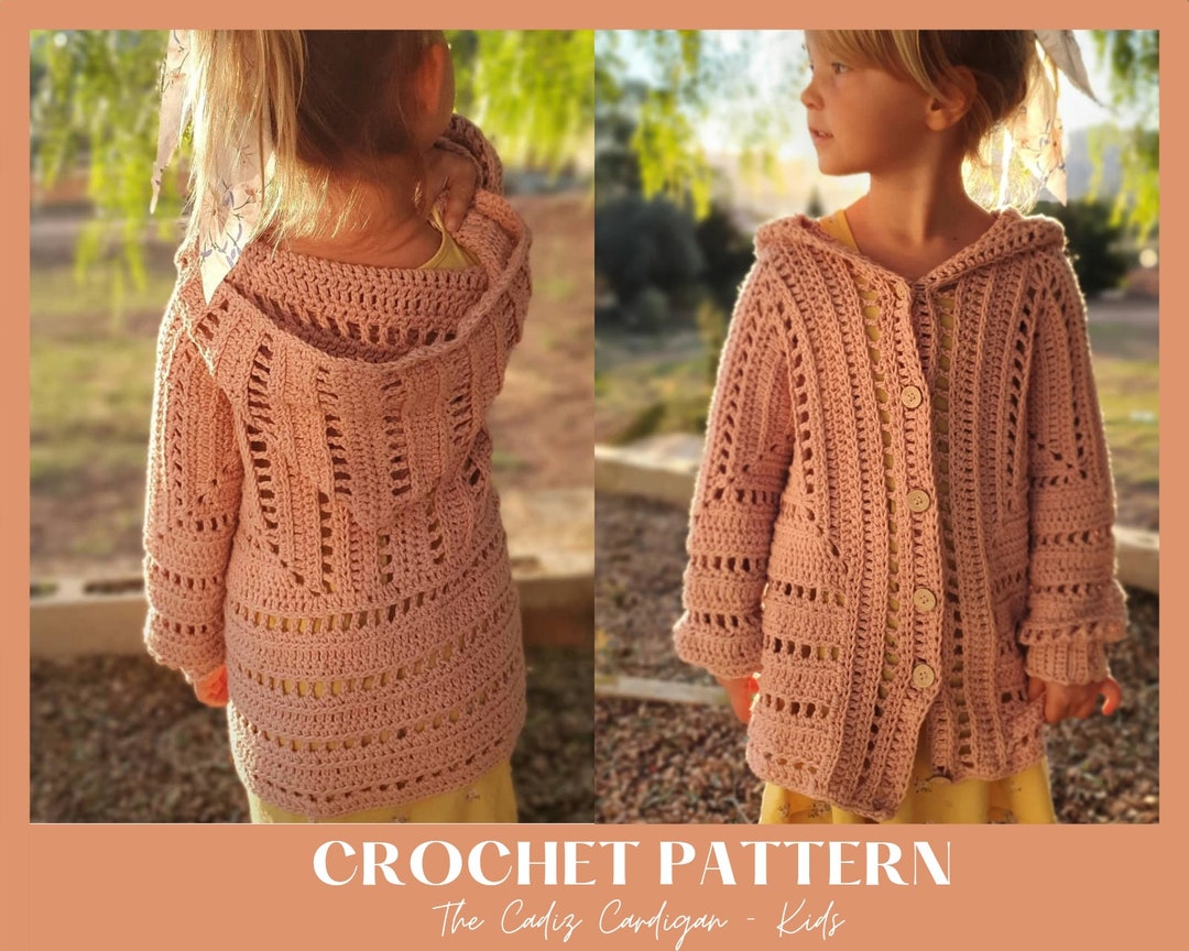 Crochet Cardigan Pattern, Crochet Cardigan Pattern for Girls, Crochet ...