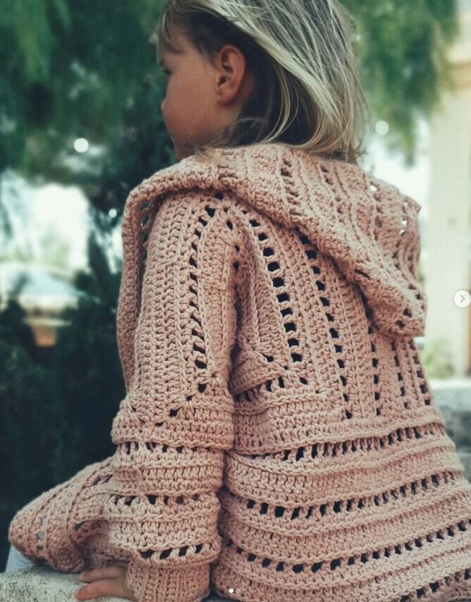 Crochet Pattern, Spring Cardigan Crochet Pattern, Light Crochet ...