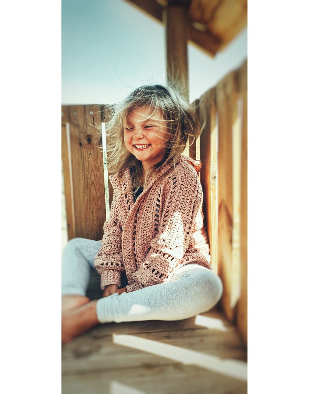 Kids Cadiz Cardigan Crochet Pattern PDF - Etsy