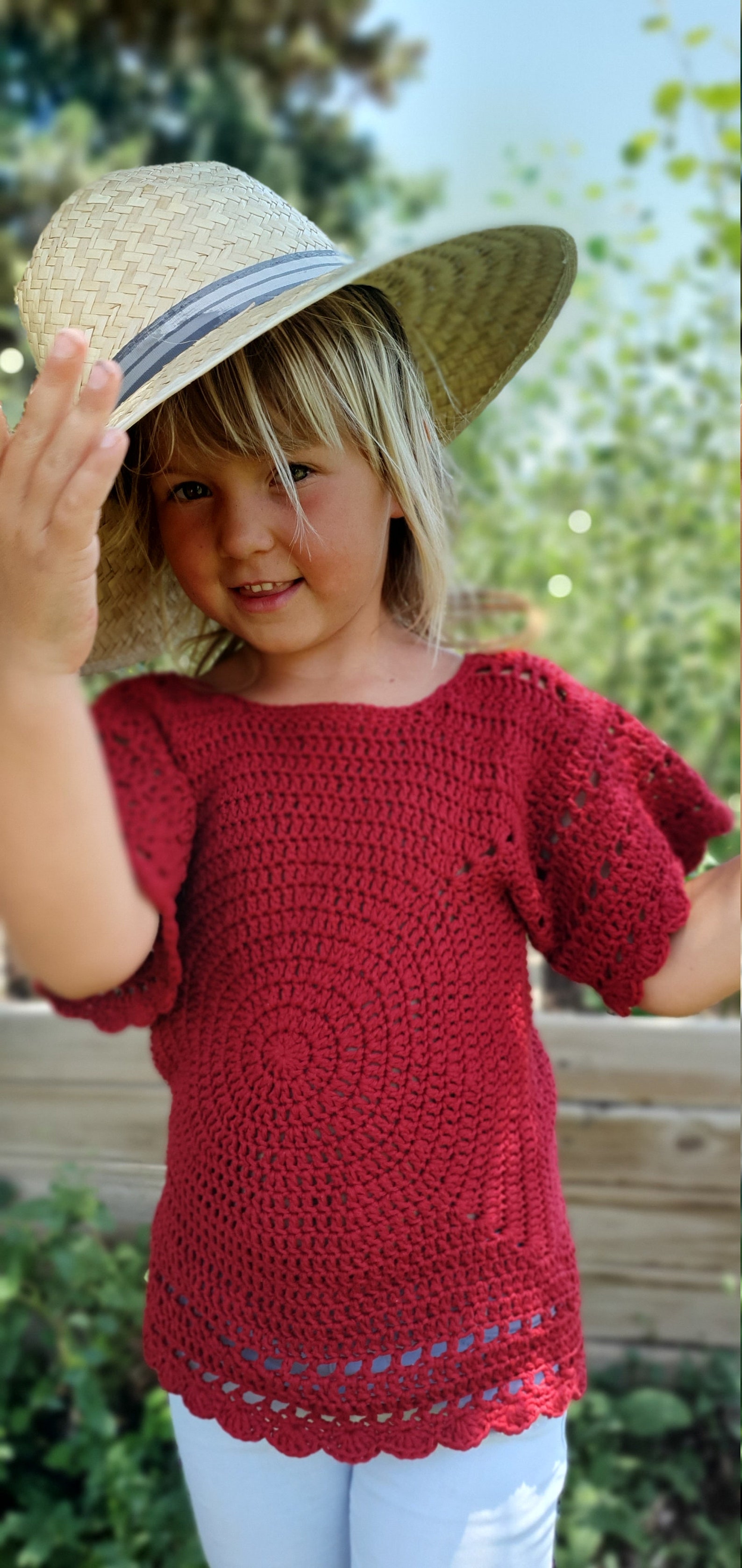 Girls Crochet Top Pattern Crochet Top Pattern for Spring - Etsy