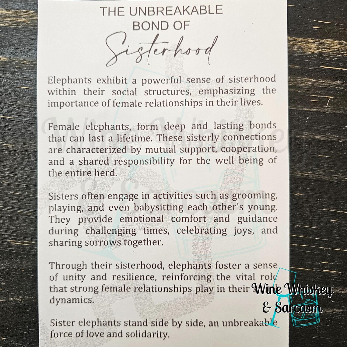 Sisterhood Story Charm | Unbreakable Bond Ornament | Elephant Ornament ...