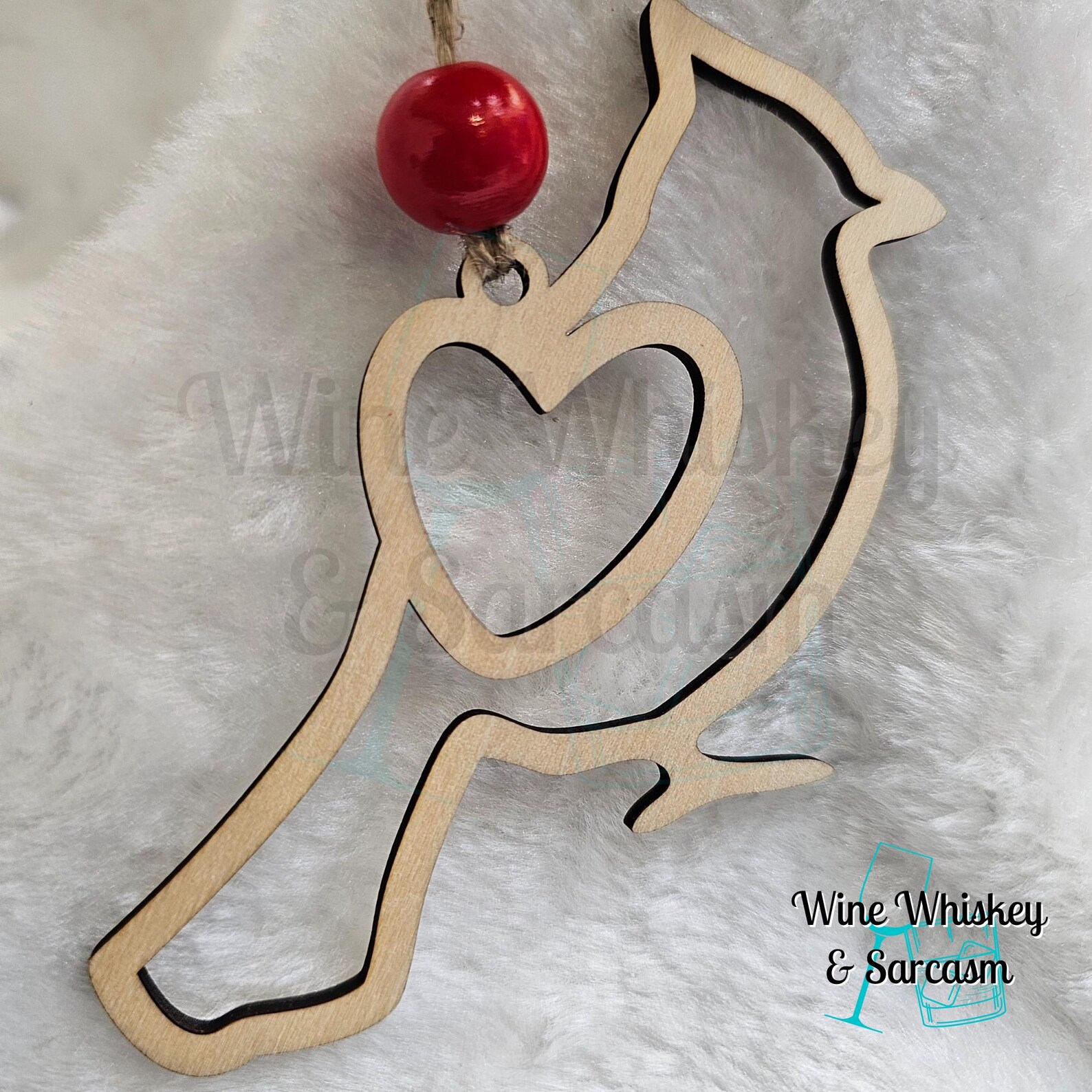 Heavenly Messenger Story Charm | Cardinal Ornament | in Memory Ornament ...
