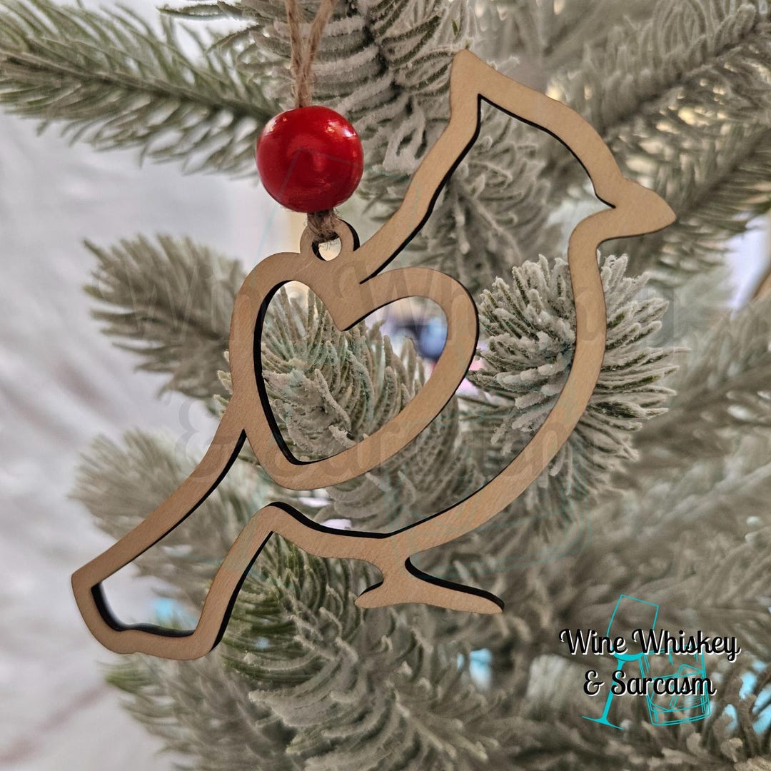 Heavenly Messenger Story Charm | Cardinal Ornament | in Memory Ornament ...