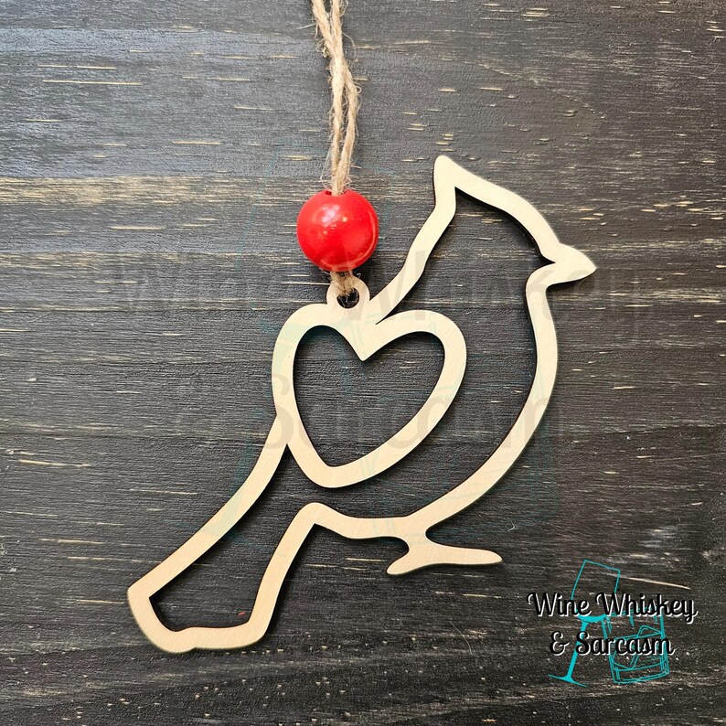Heavenly Messenger Story Charm | Cardinal Ornament | in Memory Ornament ...
