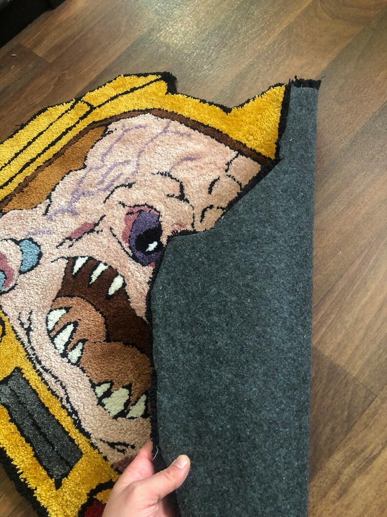 Custom Tufted TMNT Krang Floor Rug - Etsy