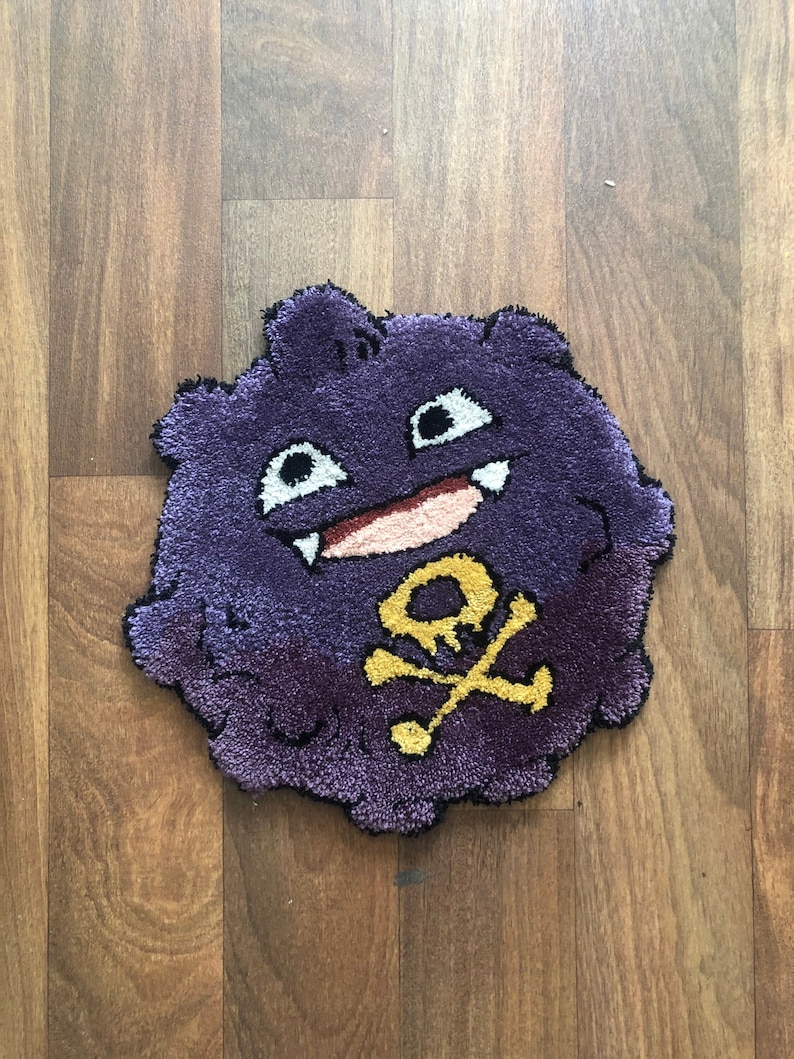 Custom Tufted Wall-mount Pokemon Koffing Rug - Etsy