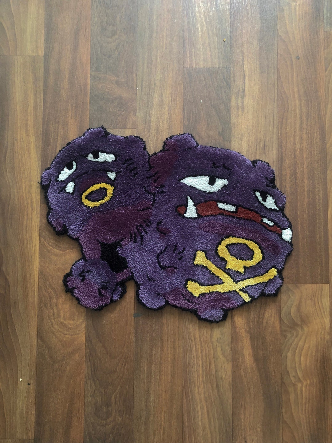 Custom Tufted Wall-mount Pokemon Wheezing Rug - Etsy