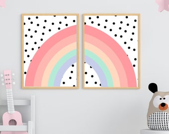 2 Confetti Polka Dot Wall Decals - Etsy