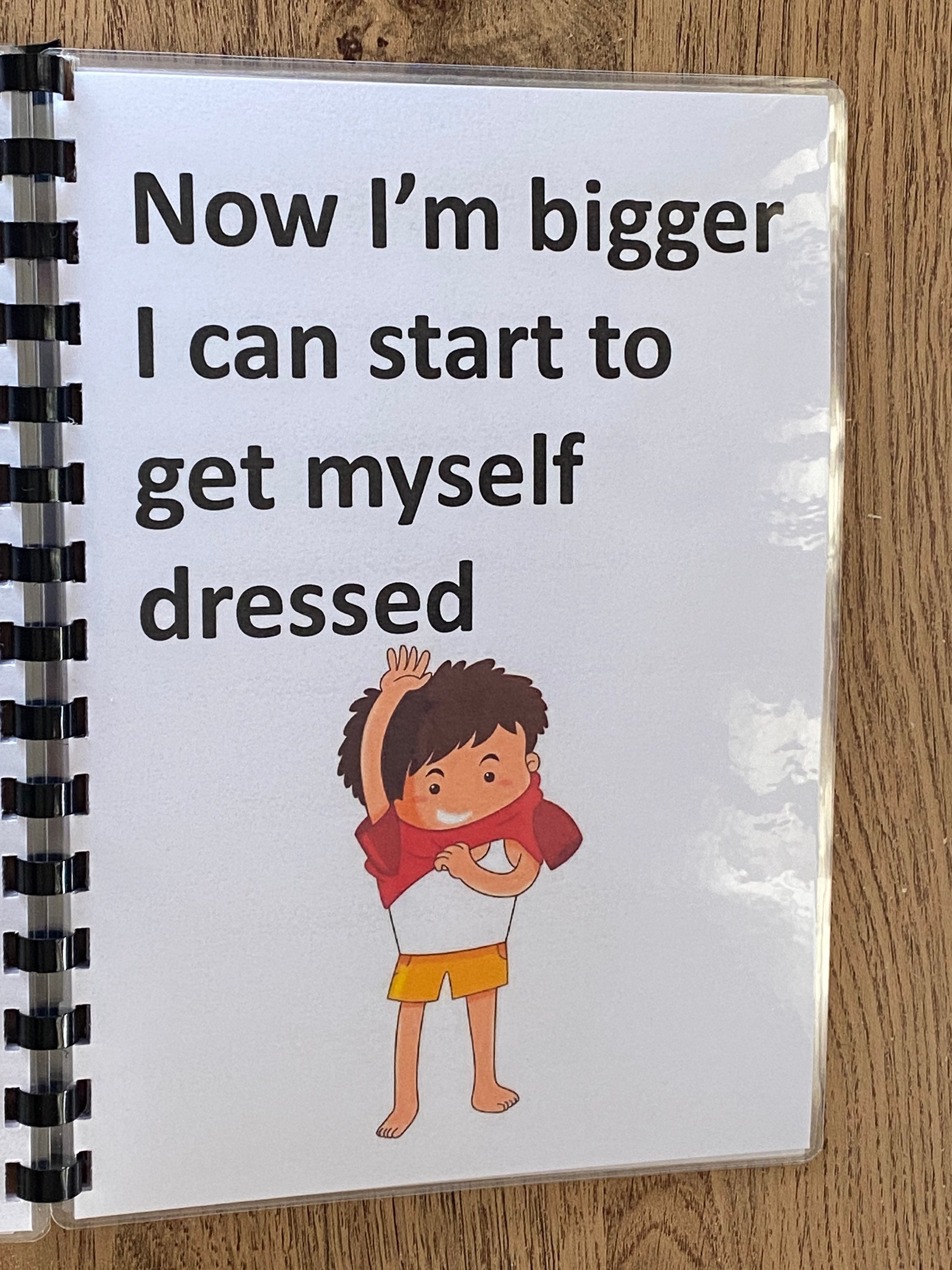 Social Story. Getting Dressed. Asd/autism/special Needs/young Children ...