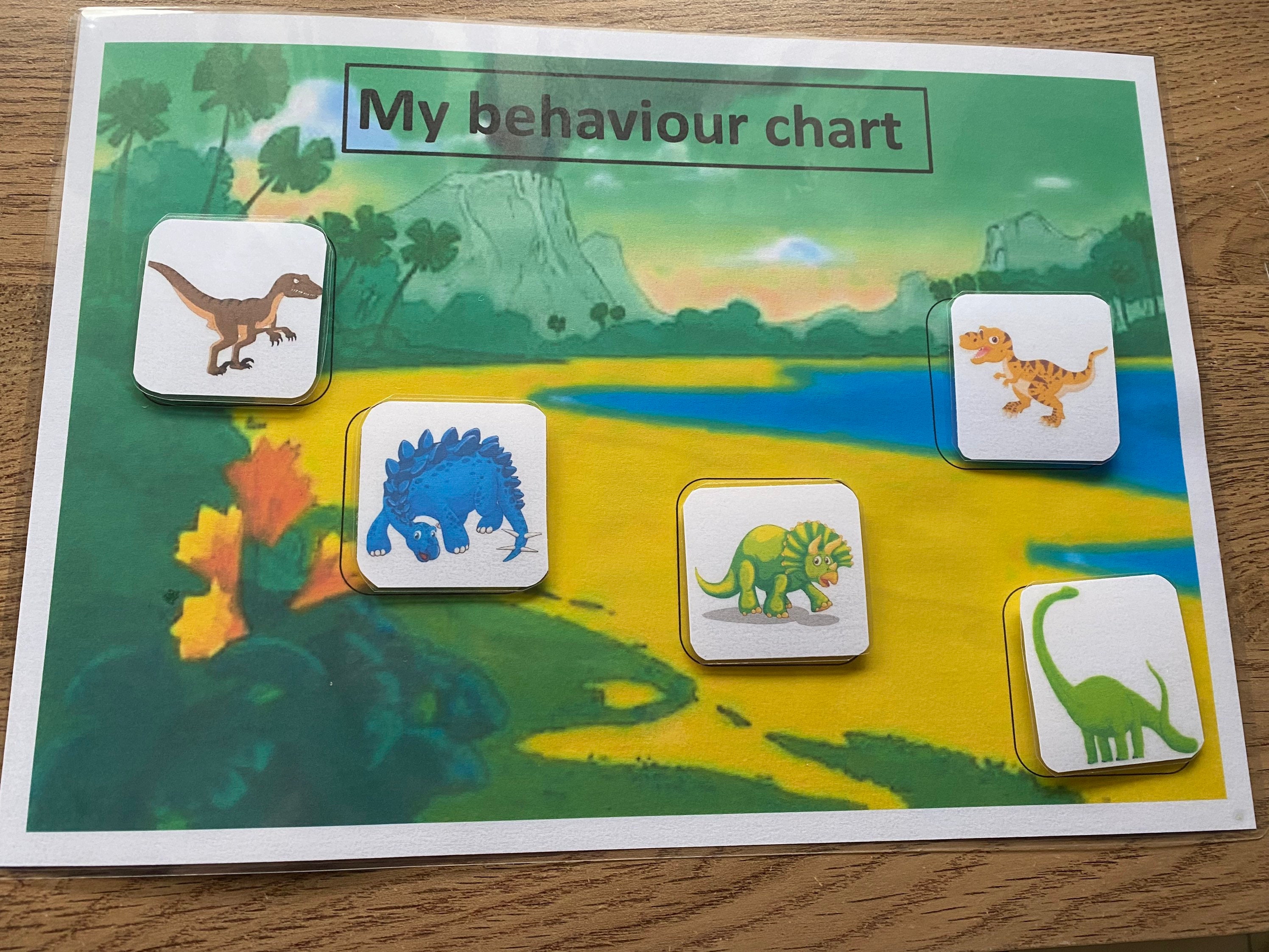 Dinosaur Behaviour Reward Chart. Children. Asd. Childminder. Home ...