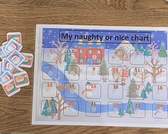 Naughty Chart - Etsy UK