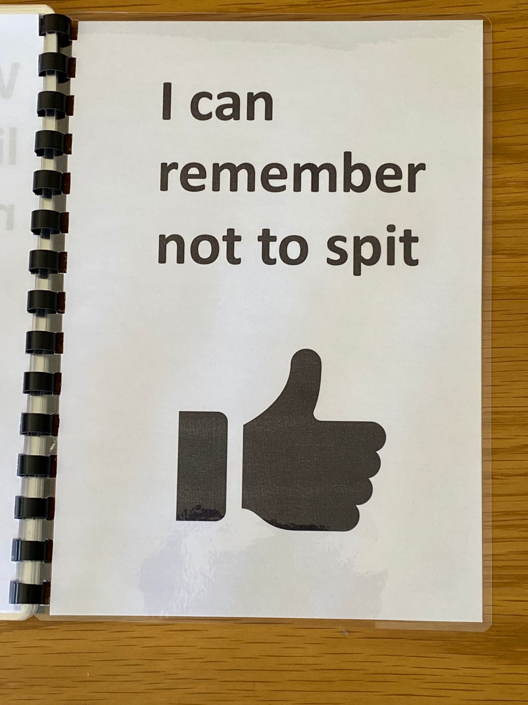 Social Story About Spitting. Great for Young Children and Those With ...