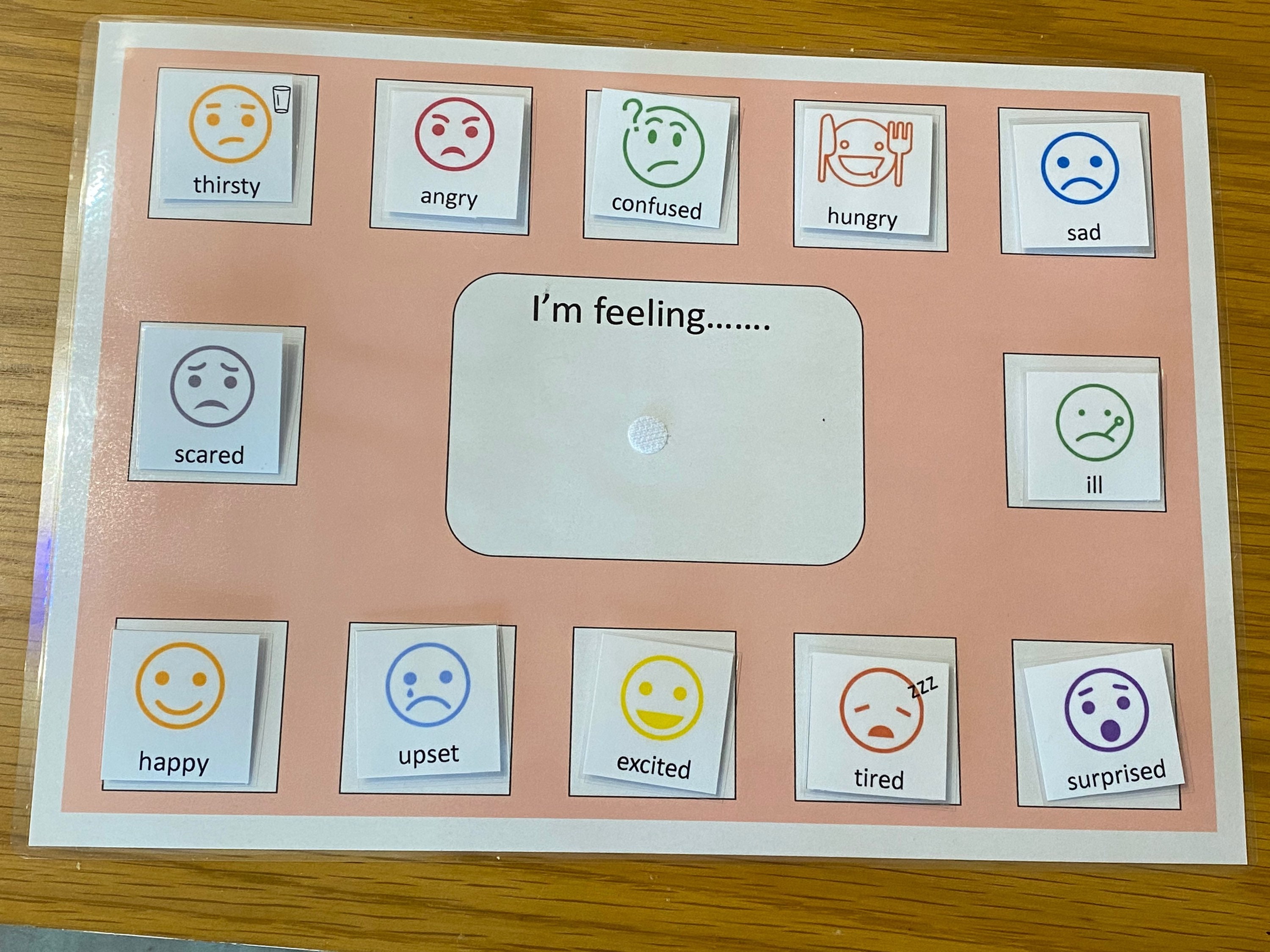 Emotions/feelings Communication Board. Great for Children With Limited ...