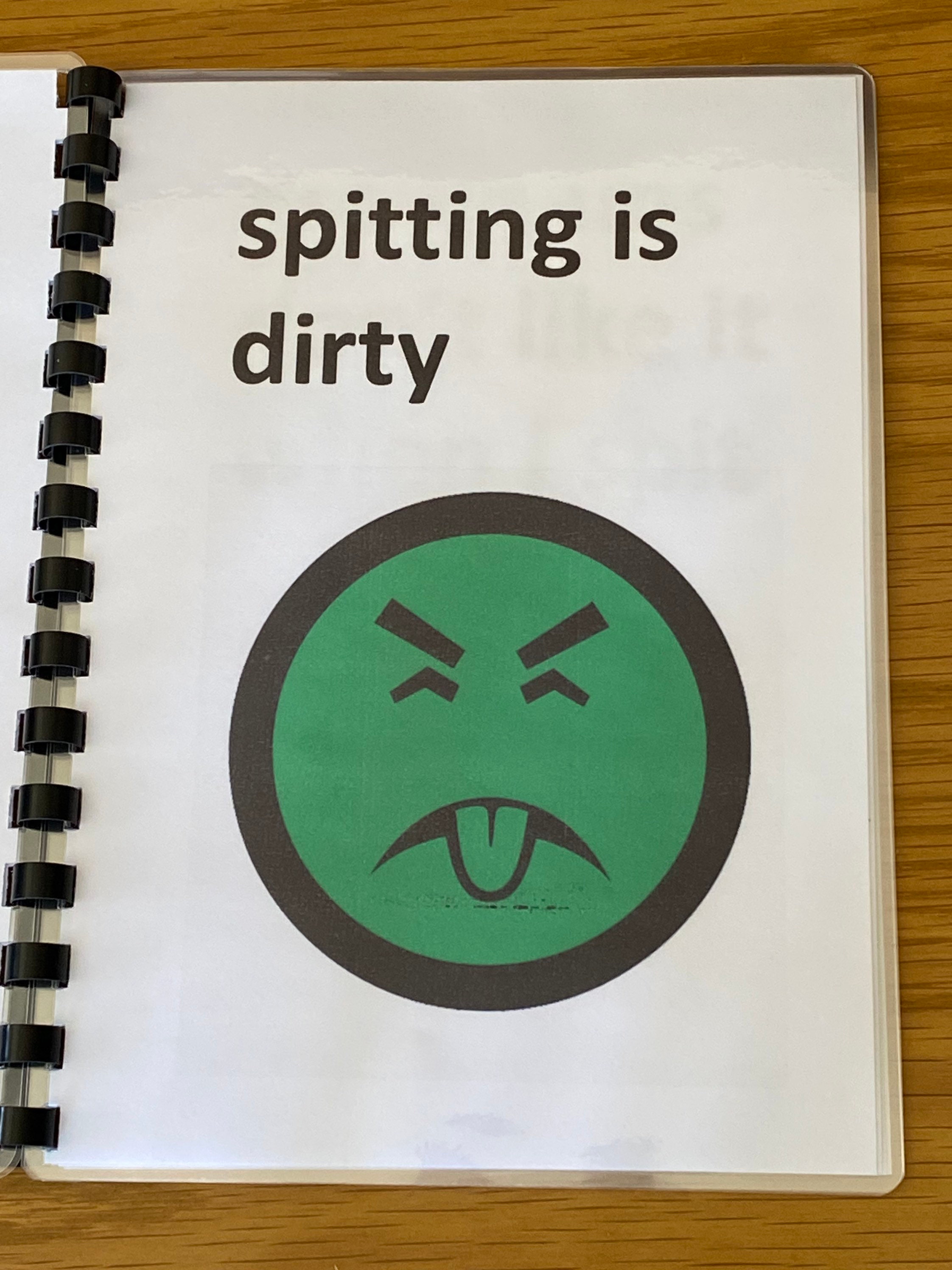 Social Story About Spitting. Great for Young Children and Those With ...