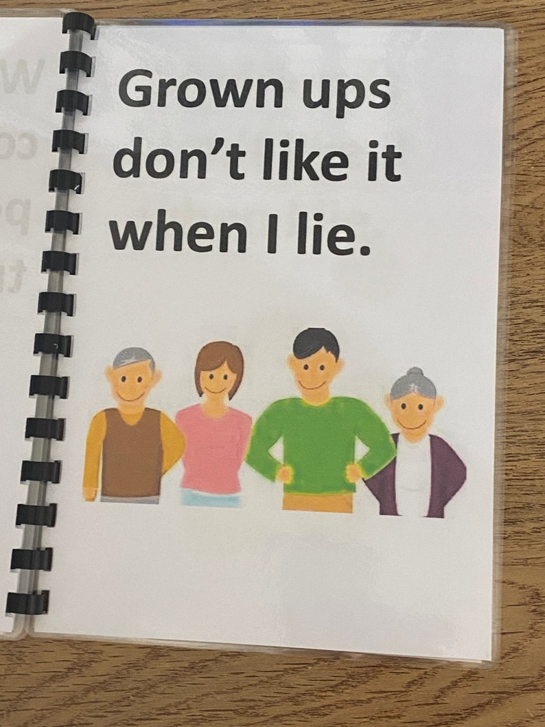 Lying Social Story. Asd/autism/special Needs/adhd - Etsy