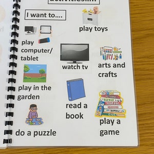 My Communication Book. A Visual/communication Aid. Asd/autism/non ...