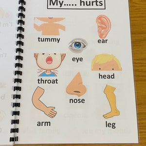 My Communication Book. A Visual/communication Aid. Asd/autism/non ...