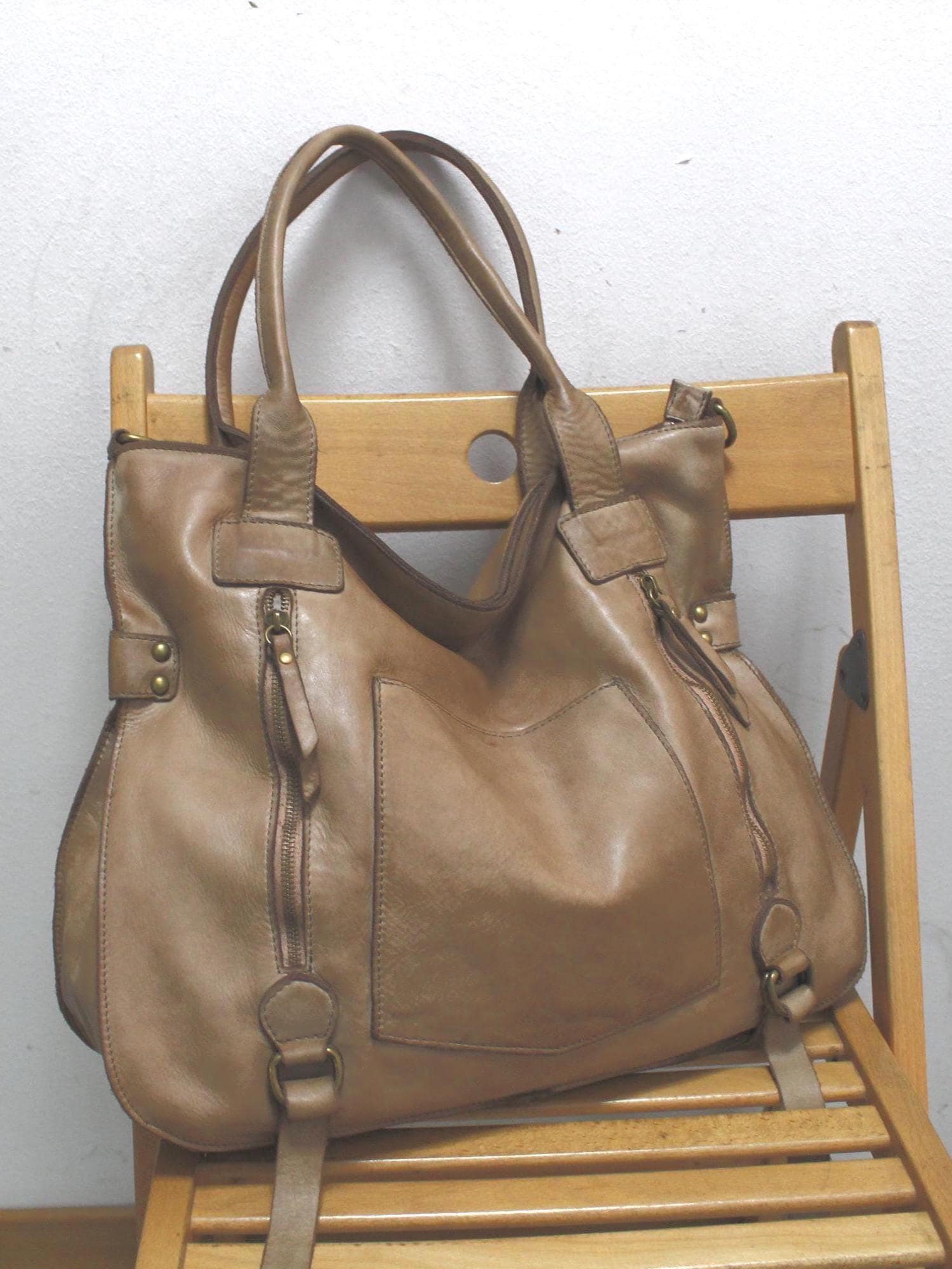 Leather Bag Soft Leather Handbag Women Leather Purse Hobo Soft Bag ...