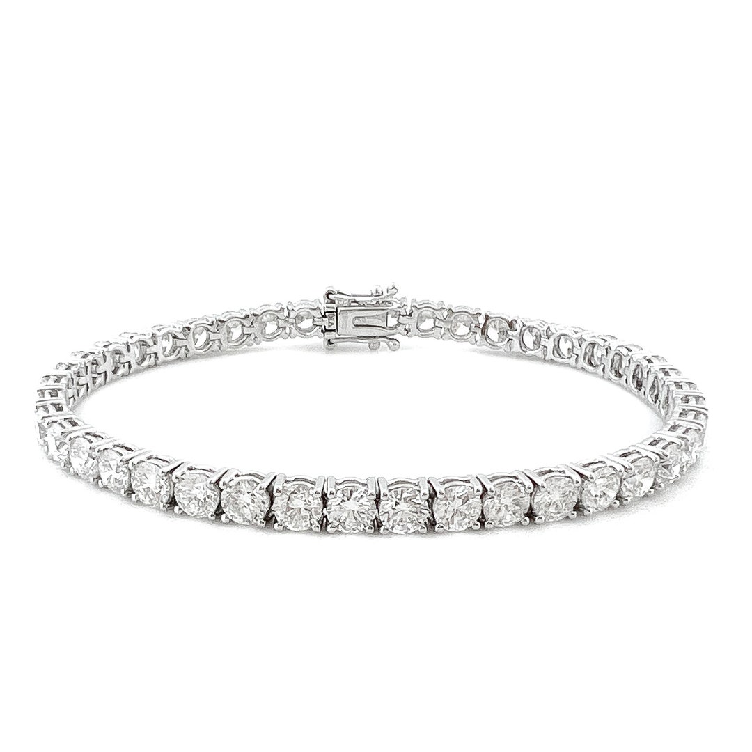 10ct Classic Diamond Tennis Bracelet - 25 Points - Etsy