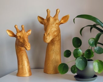 Gold Giraffe Statue - Etsy