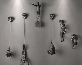 Large Climbing Wall Sculpture - Etsy
