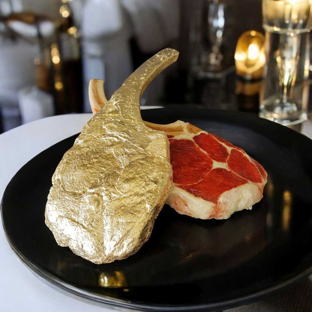 Fake Faux GOLD Ribeye Steak for Restaurant Display - Etsy