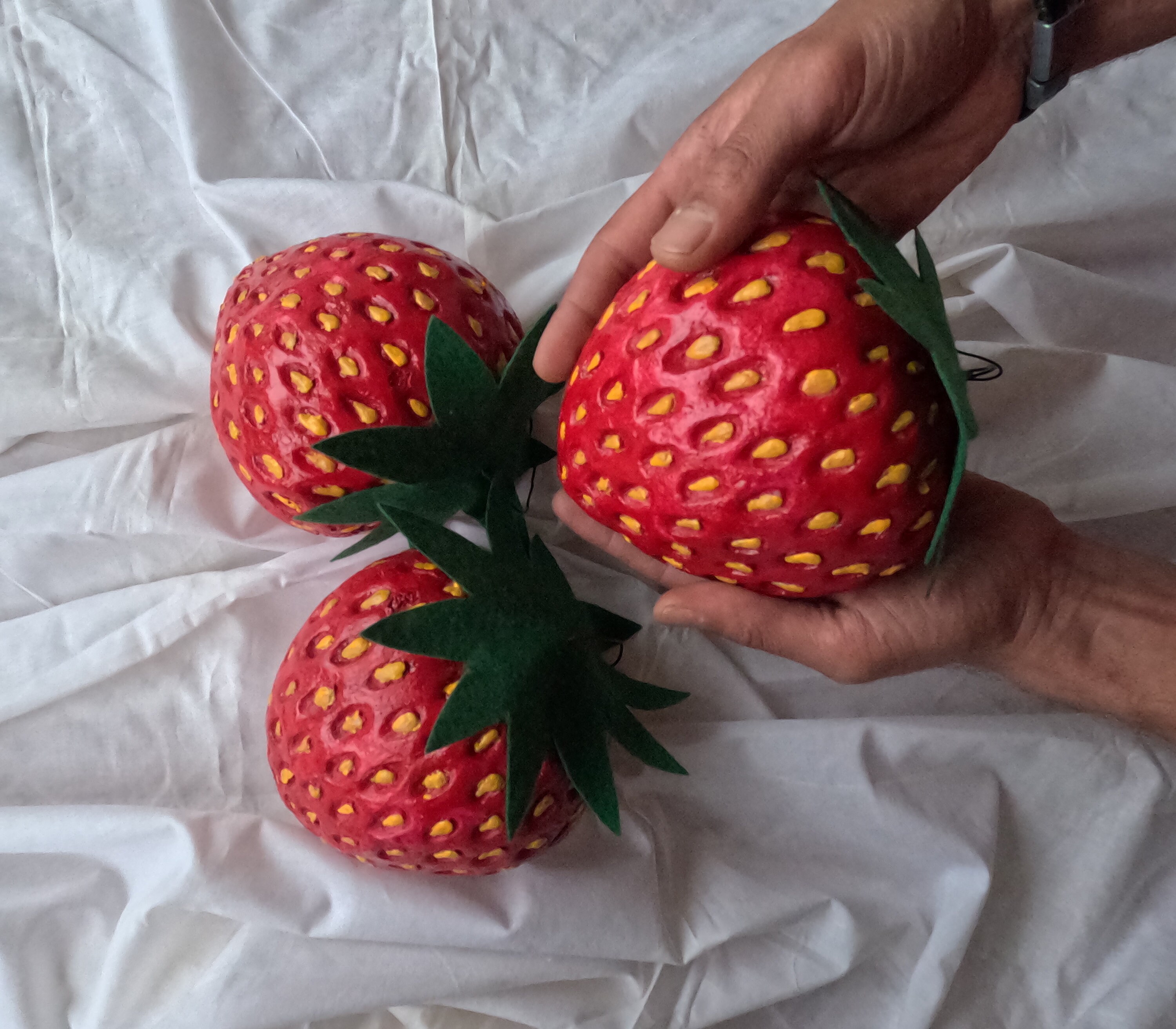 Giant Decorative Strawberry Realistic Replica for Stunning Displays - Etsy