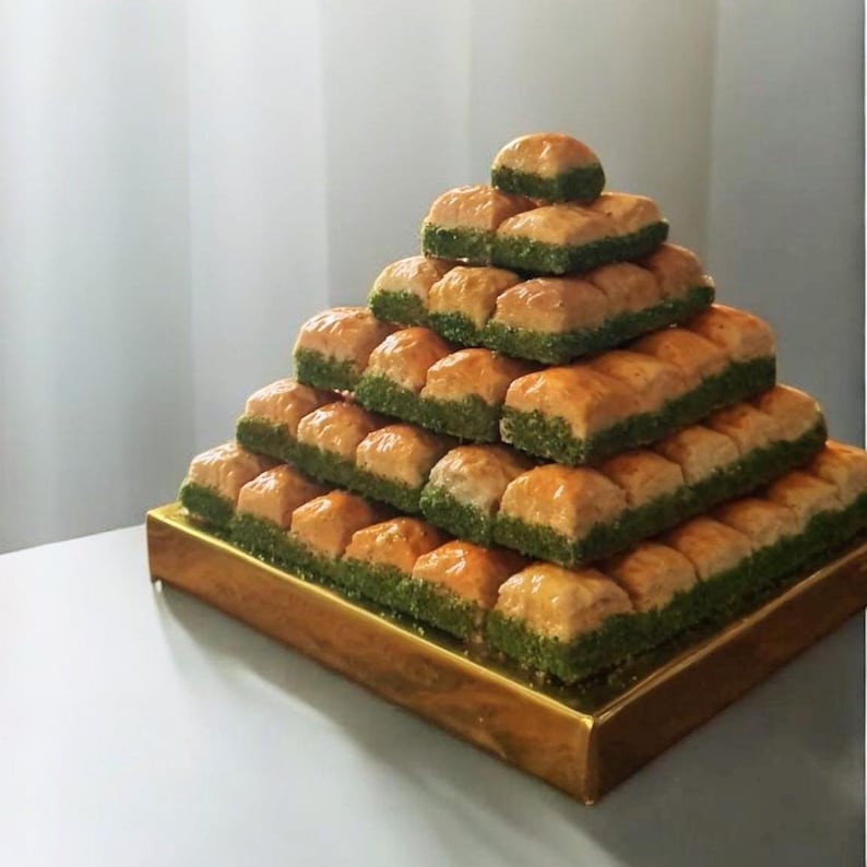 Fake Baklava Tower, Hyper-realistic Turkish Dessert for Pastry Shop ...